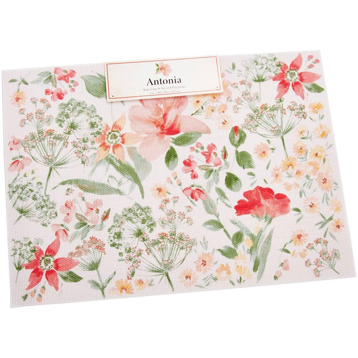 Click here for Antonia Print Woven Vinyl Placemats - Set of 4 prices