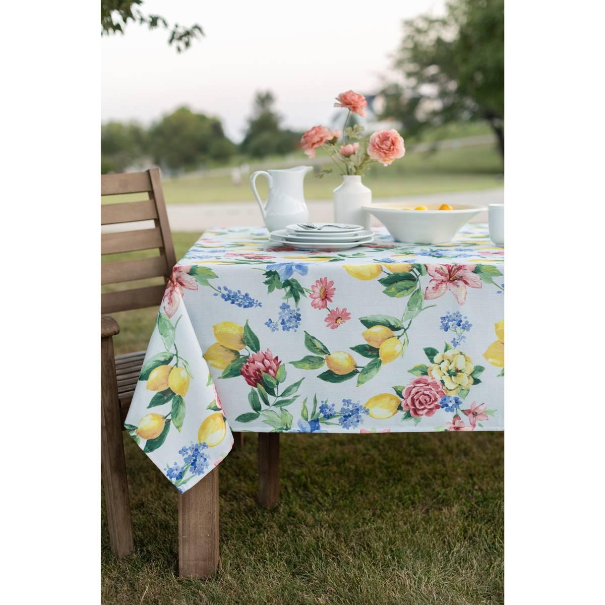 Click here for Lemon Bouquet Textured Print Tablecloth prices