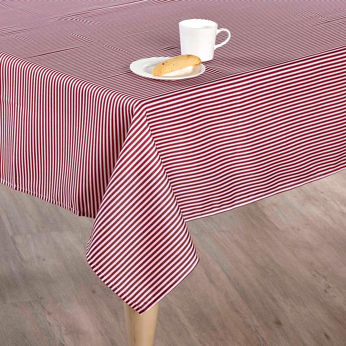 Click here for Lenci Stripe Textured Polyester Tablecloth prices