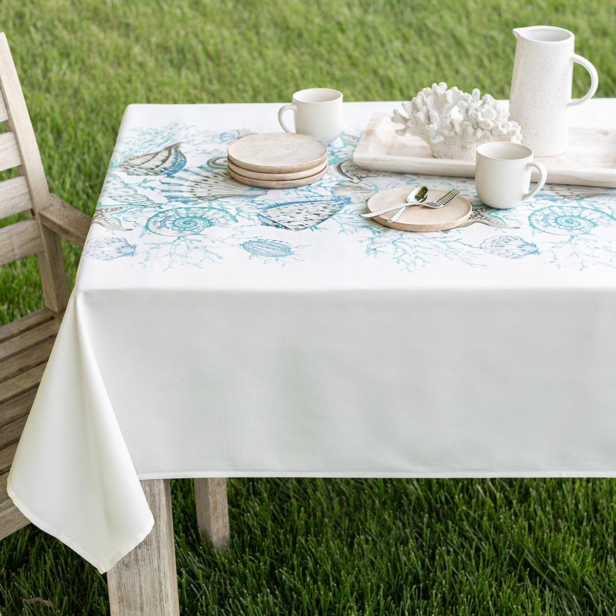 Click here for Oceanside Textured Tablecloth prices