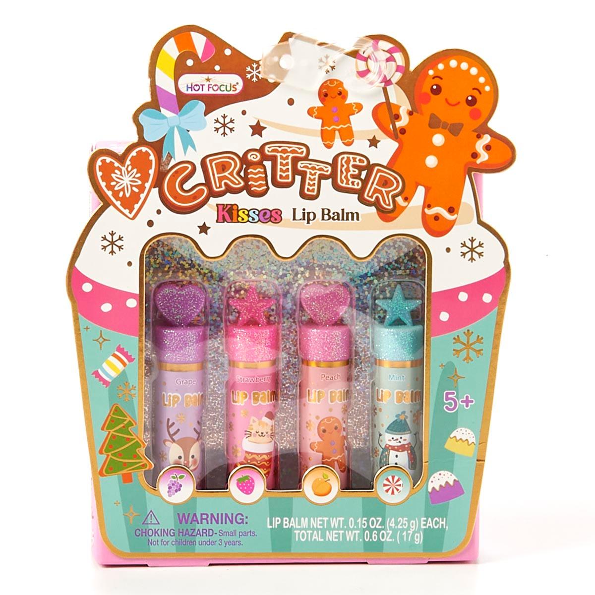 Click here for Girls Hot Focus(R) 4pk. Holiday Critter Kisses Lip... prices