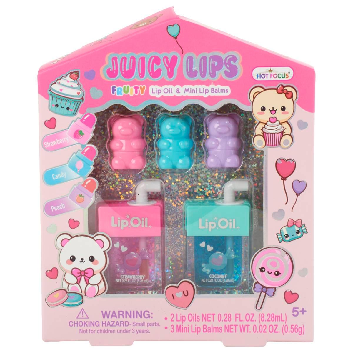 Click here for Girls Hot Focus(R) 5pc. Mini Lip Balm & Lip Oil Ju... prices
