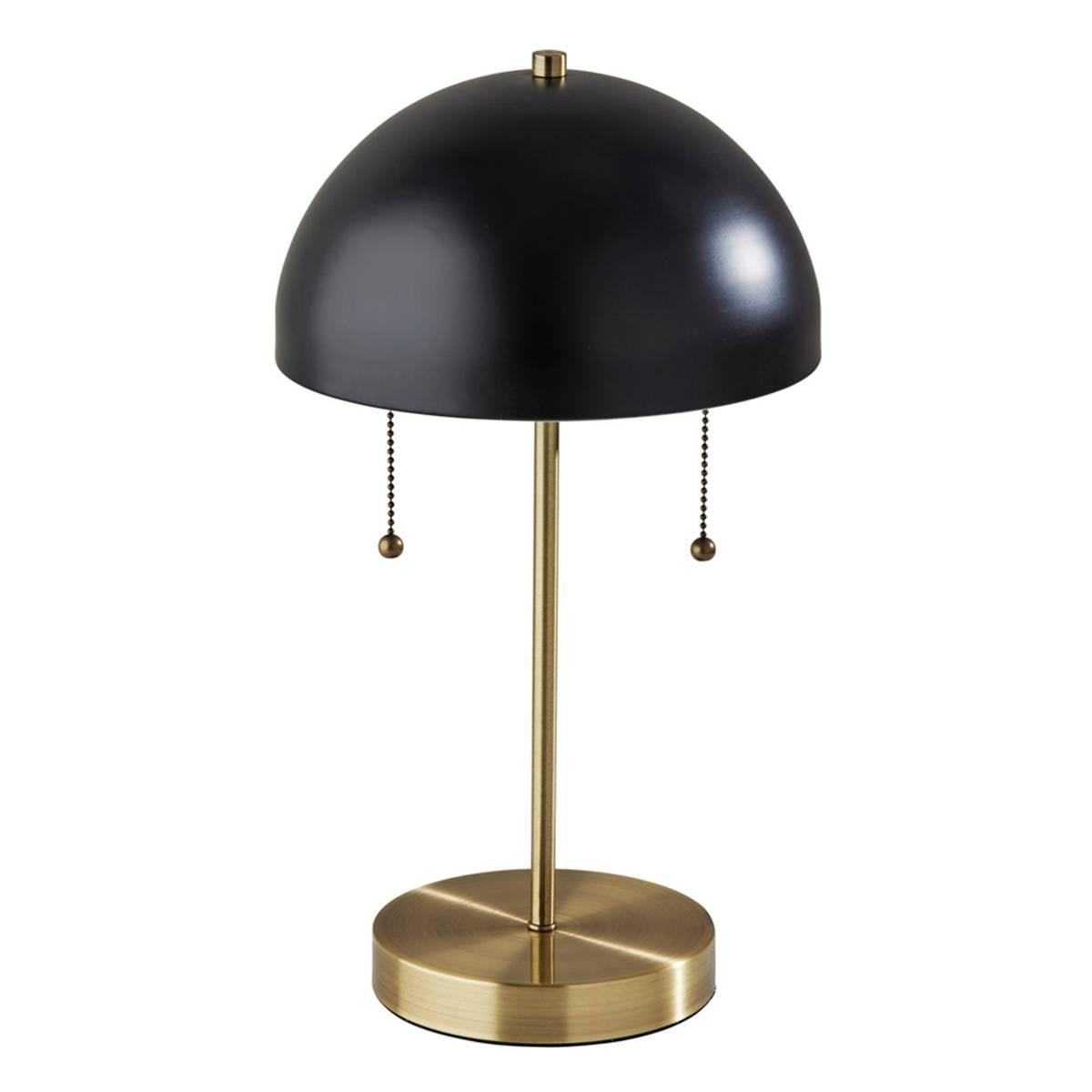 Click here for Adesso Bowie Black Table Lamp prices