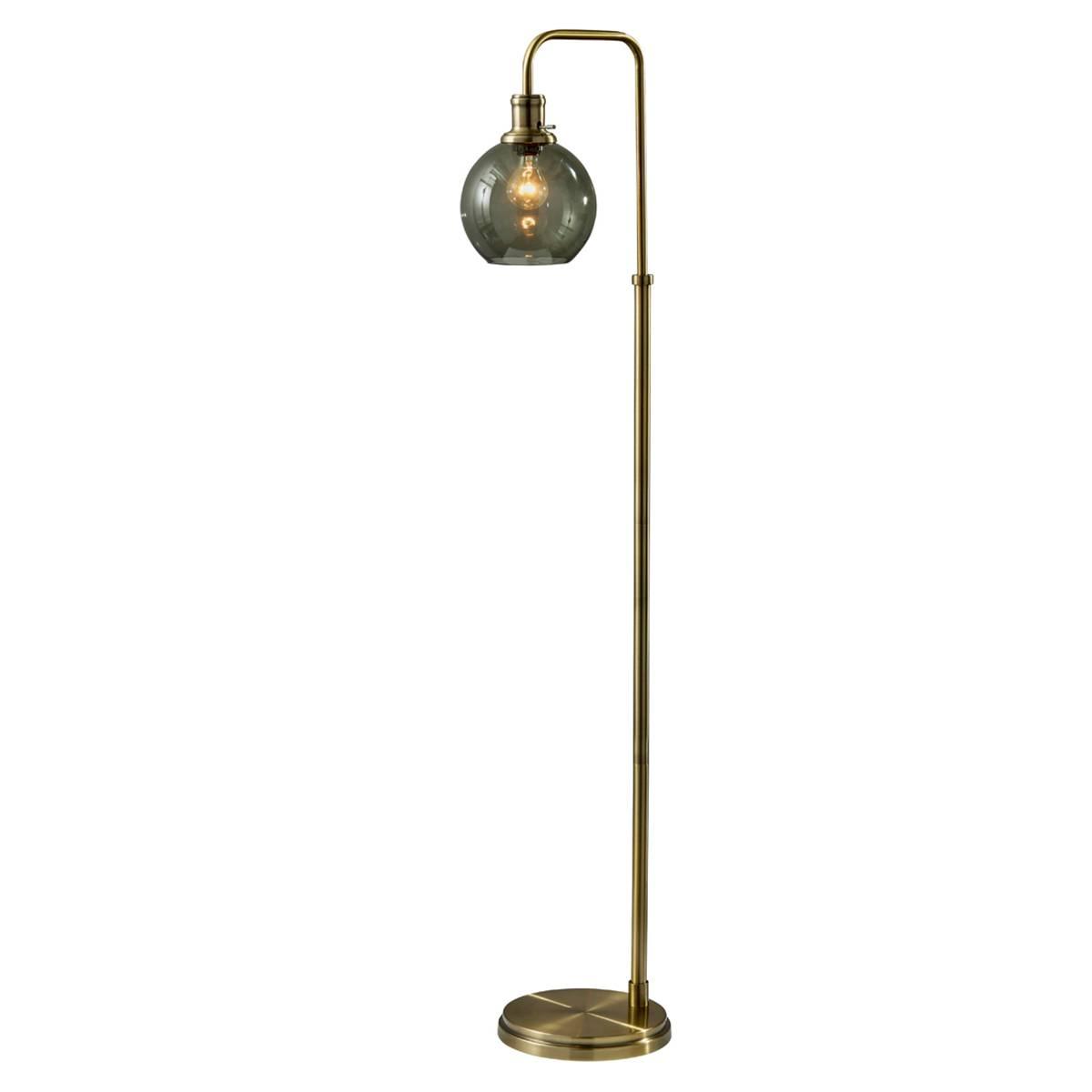 Click here for Simplee Adesso Smoked Glass Floor Lamp prices