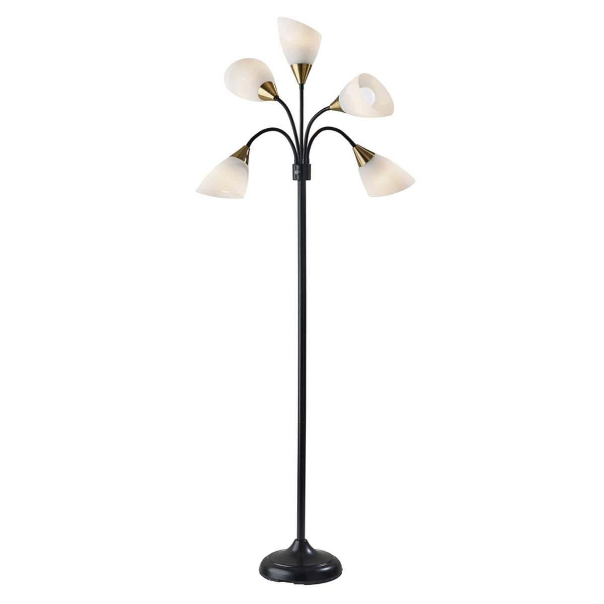 Click here for Simplee Adesso 5 Light Black Floor Lamp prices