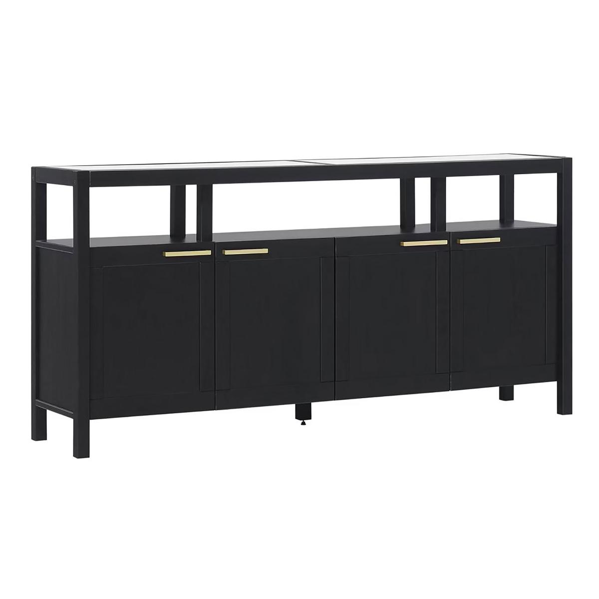 Click here for Glass-Top 4-Door TV Console prices