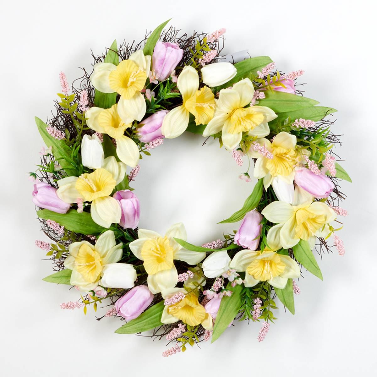 Click here for Daffodils/Tulip Spiral Vine Wreath prices