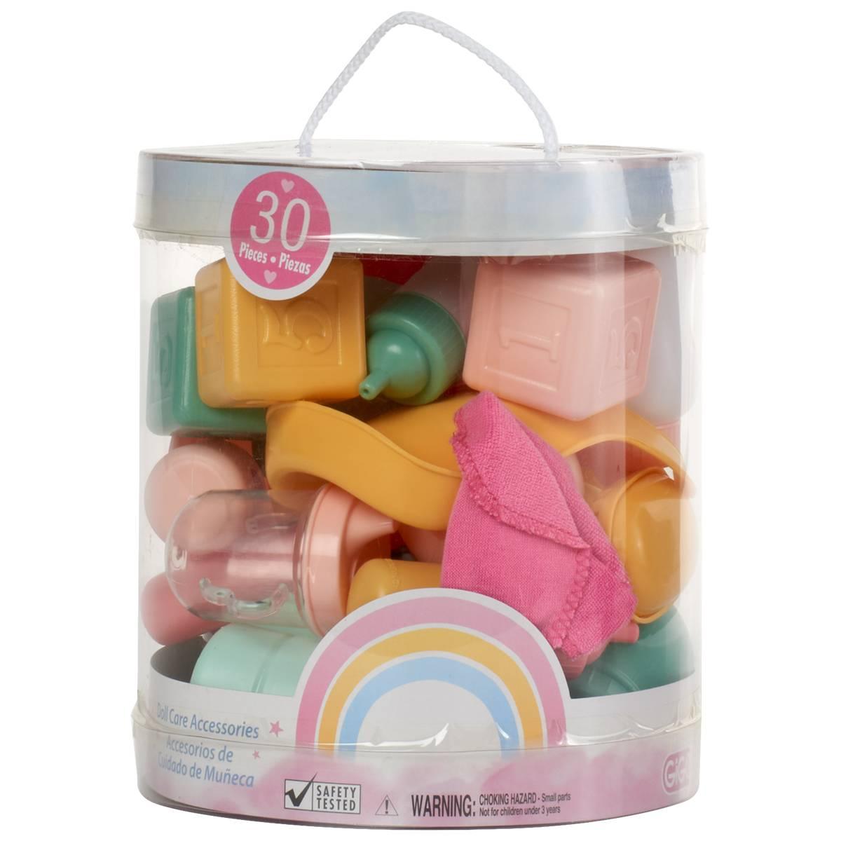 Click here for Gi-Go Toys 30pc. Doll Accessories in Tube prices