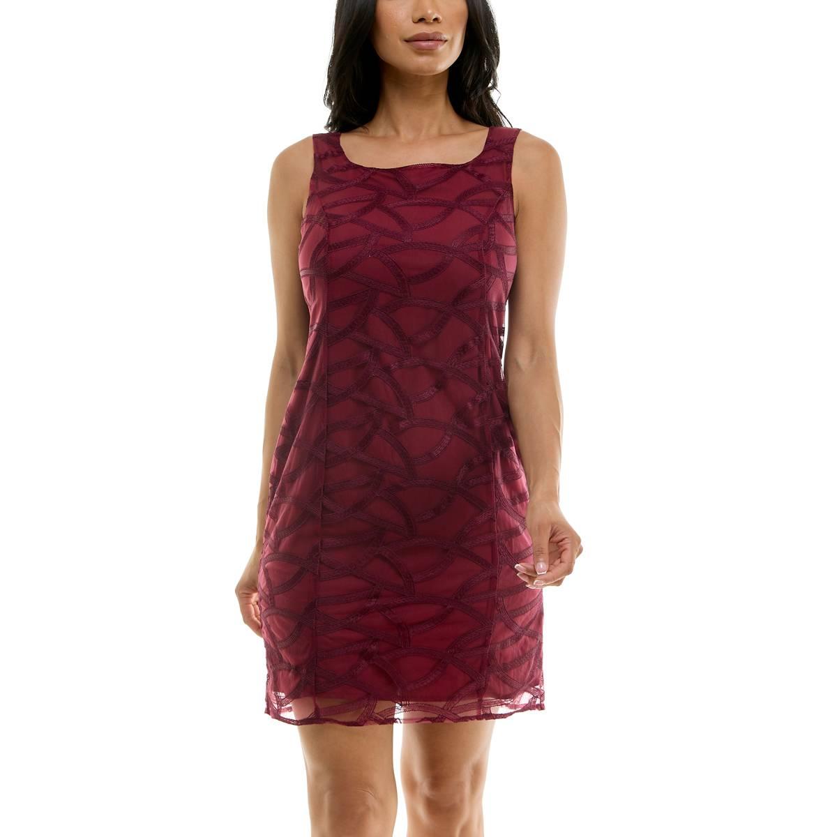 Click here for Womens Nina Leonard Sleeveless Texture Tie Back Sh... prices