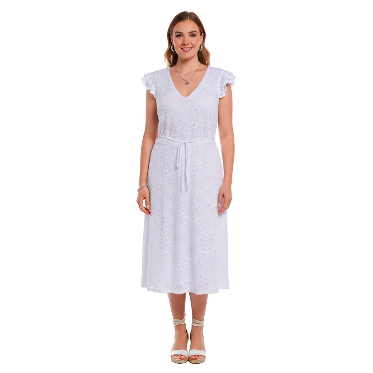 Click here for Plus Size Nina Leonard Flutter Cap Sleeve Lace A-L... prices