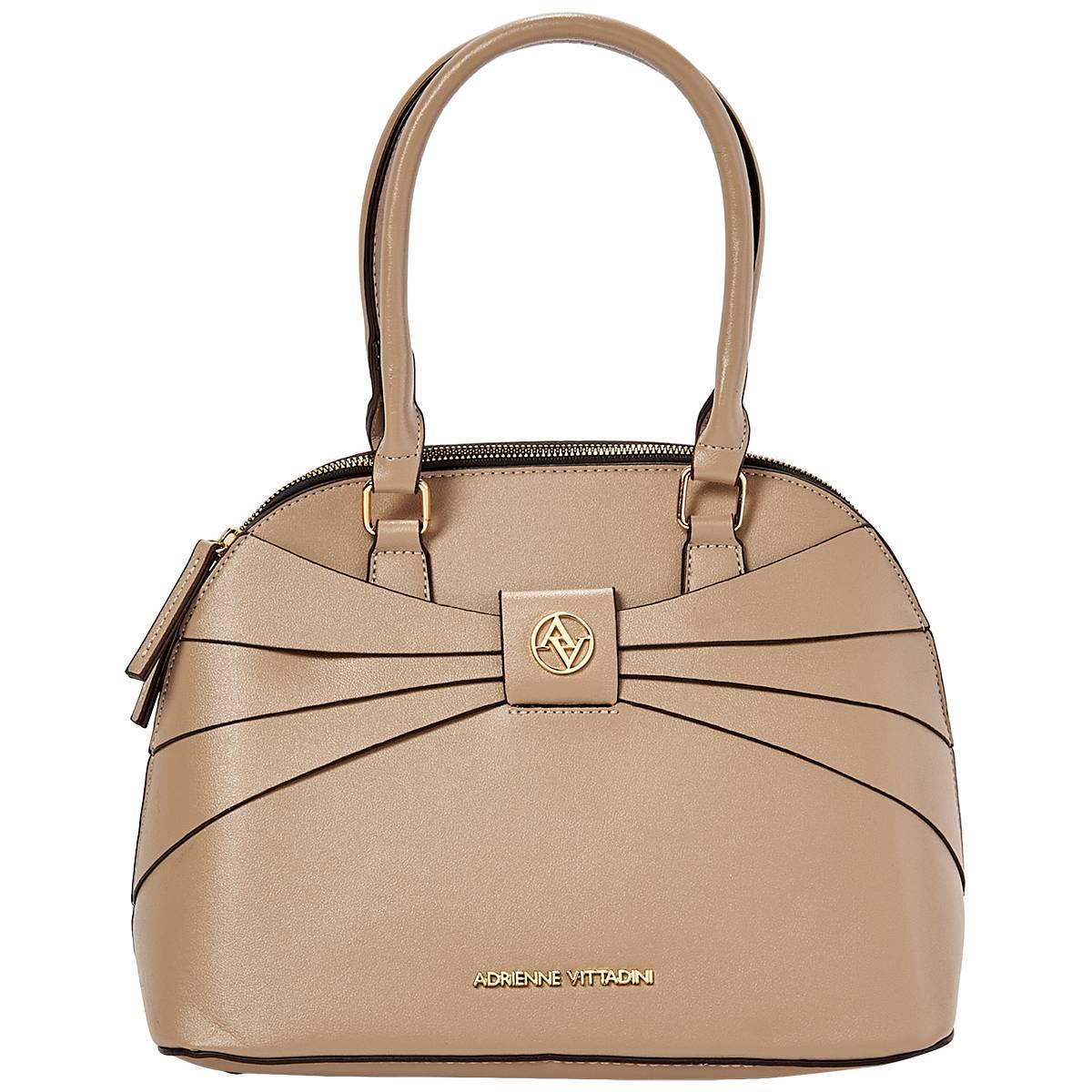 Click here for Adrienne Vittadini Medium Bow Dome Satchel prices