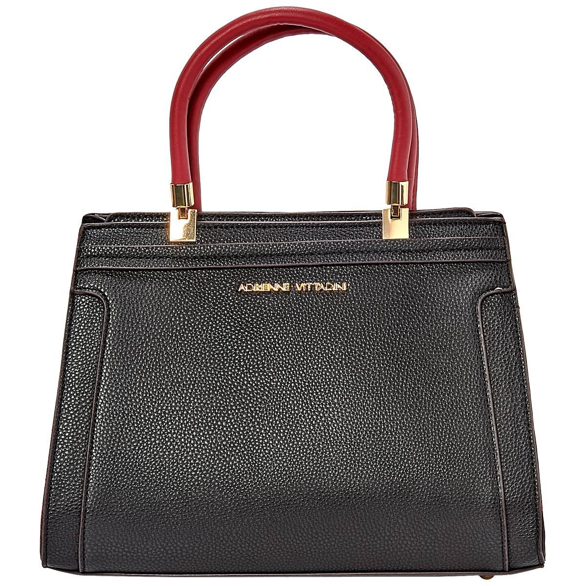 Click here for Adrienne Vittadini Pebble & Suede Satchel prices
