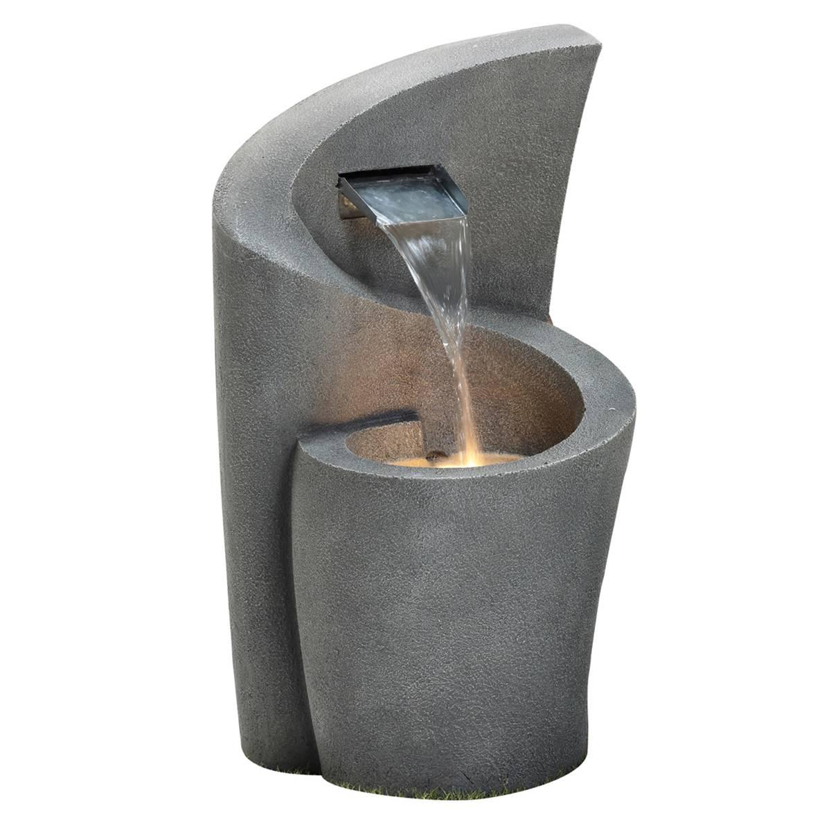 Click here for Resin Curve Shaped LED Fountain prices