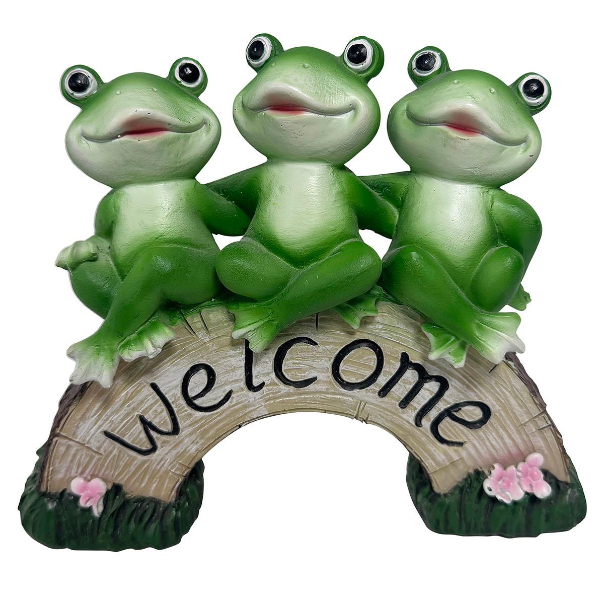 Click here for Resin 3 Frog Welcome Statue prices