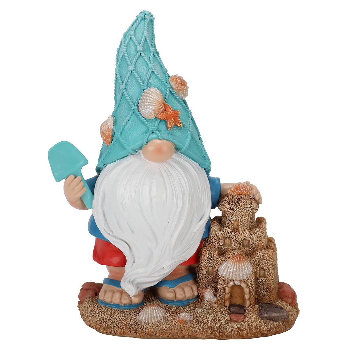 Resin Gnome Building a Sand Castle