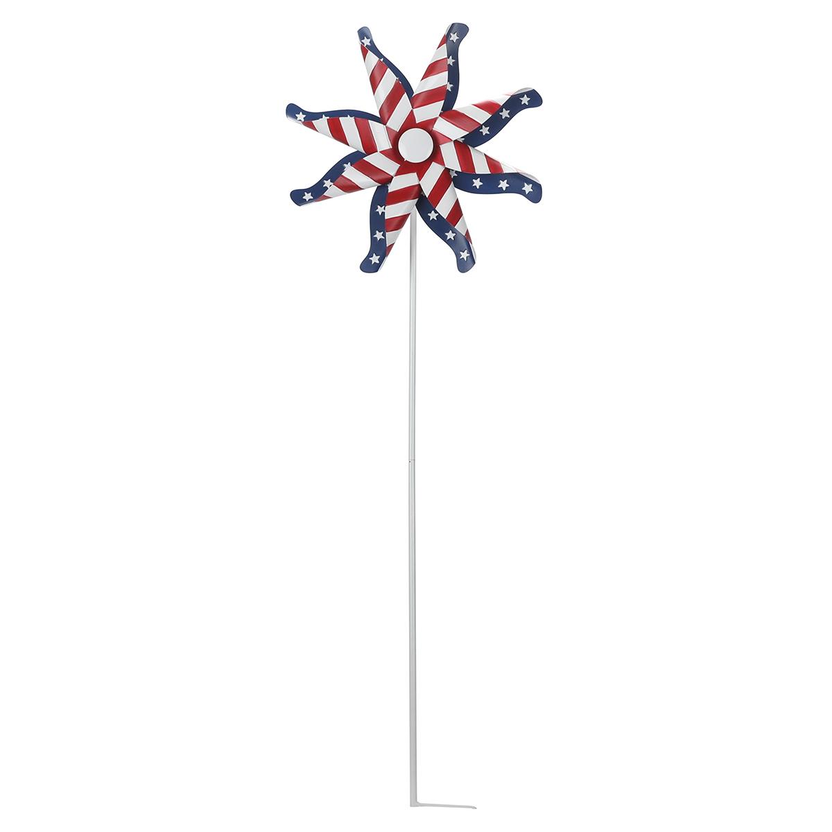 Click here for Metal Red White & Blue Spinner Stake prices
