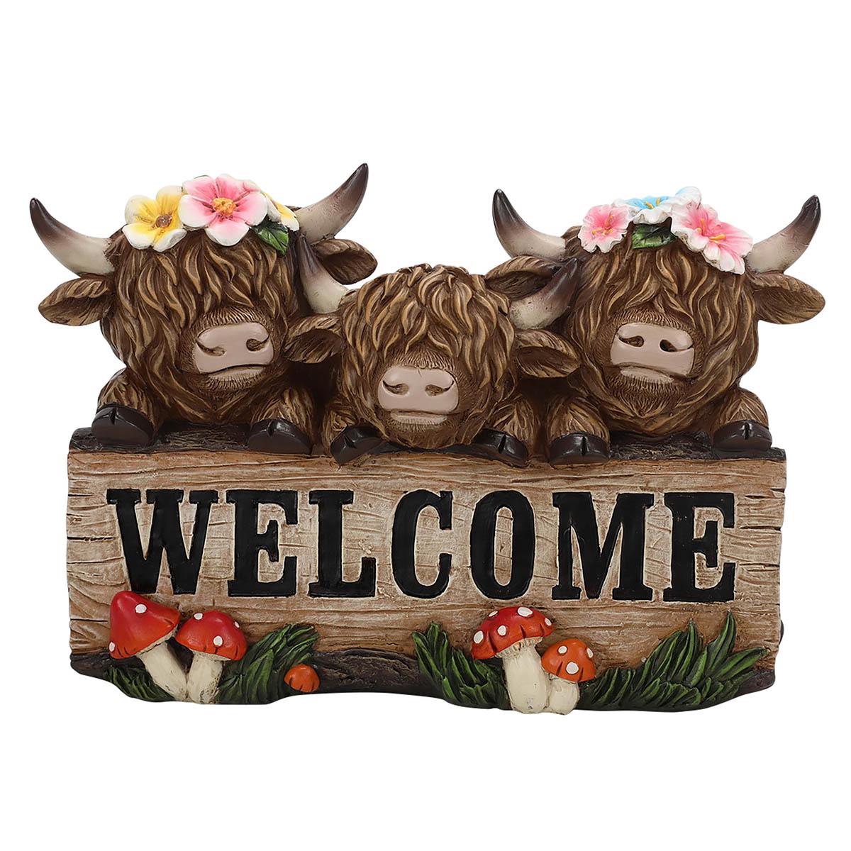 Click here for Resin Highland Cow Garden Statue prices