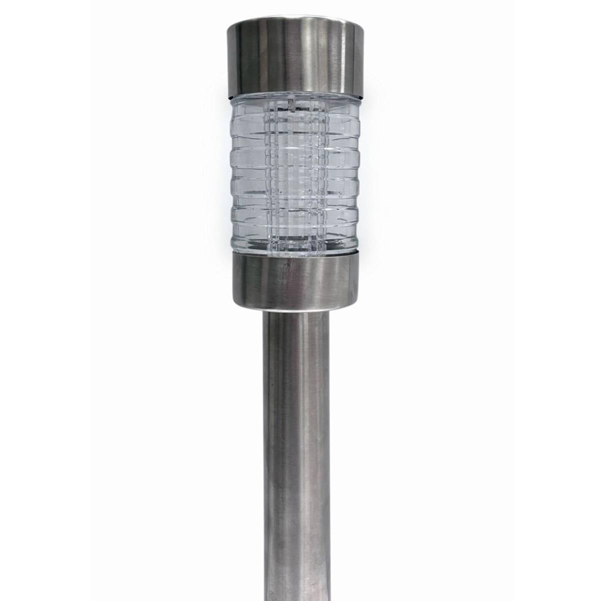 Click here for Solar Stainless Steel Lawn Stake LED Light with Gl... prices