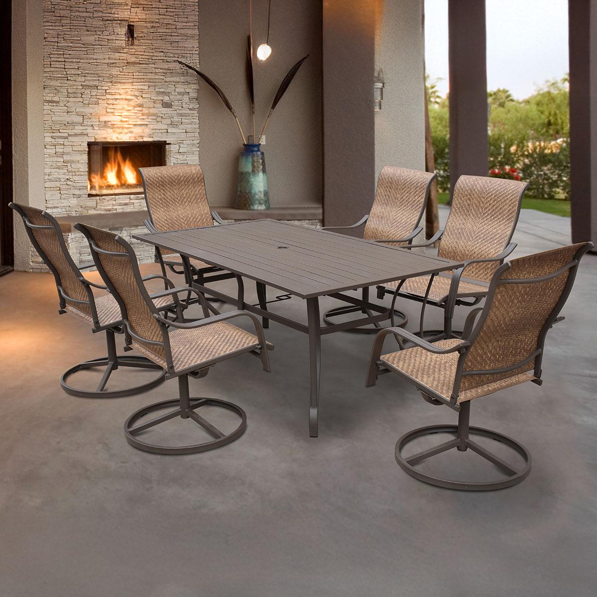 Click here for Litchfield 7pc. Resin Wicker Dining Set prices