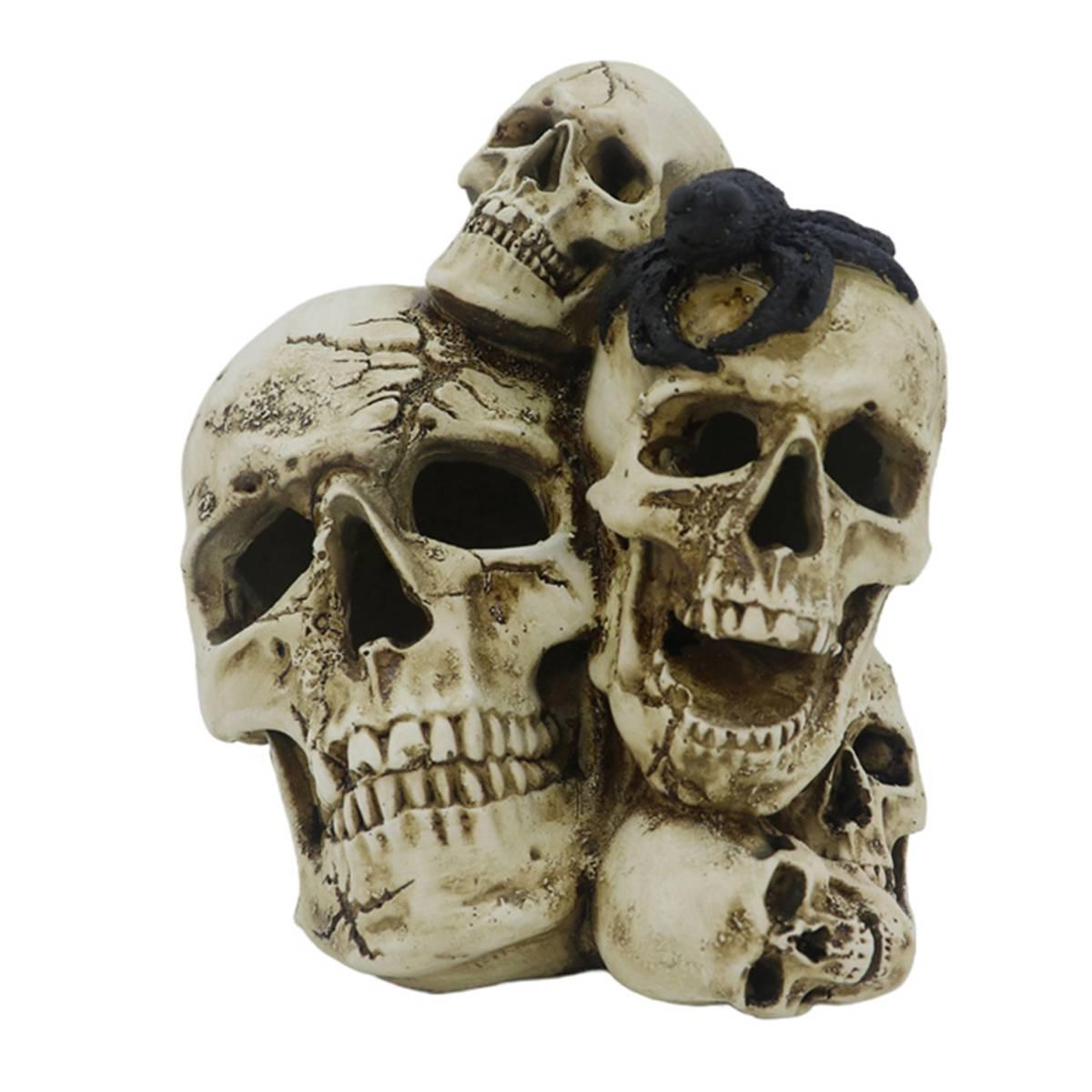 Click here for Stack of Skulls with a Spider & Color Changing LED... prices