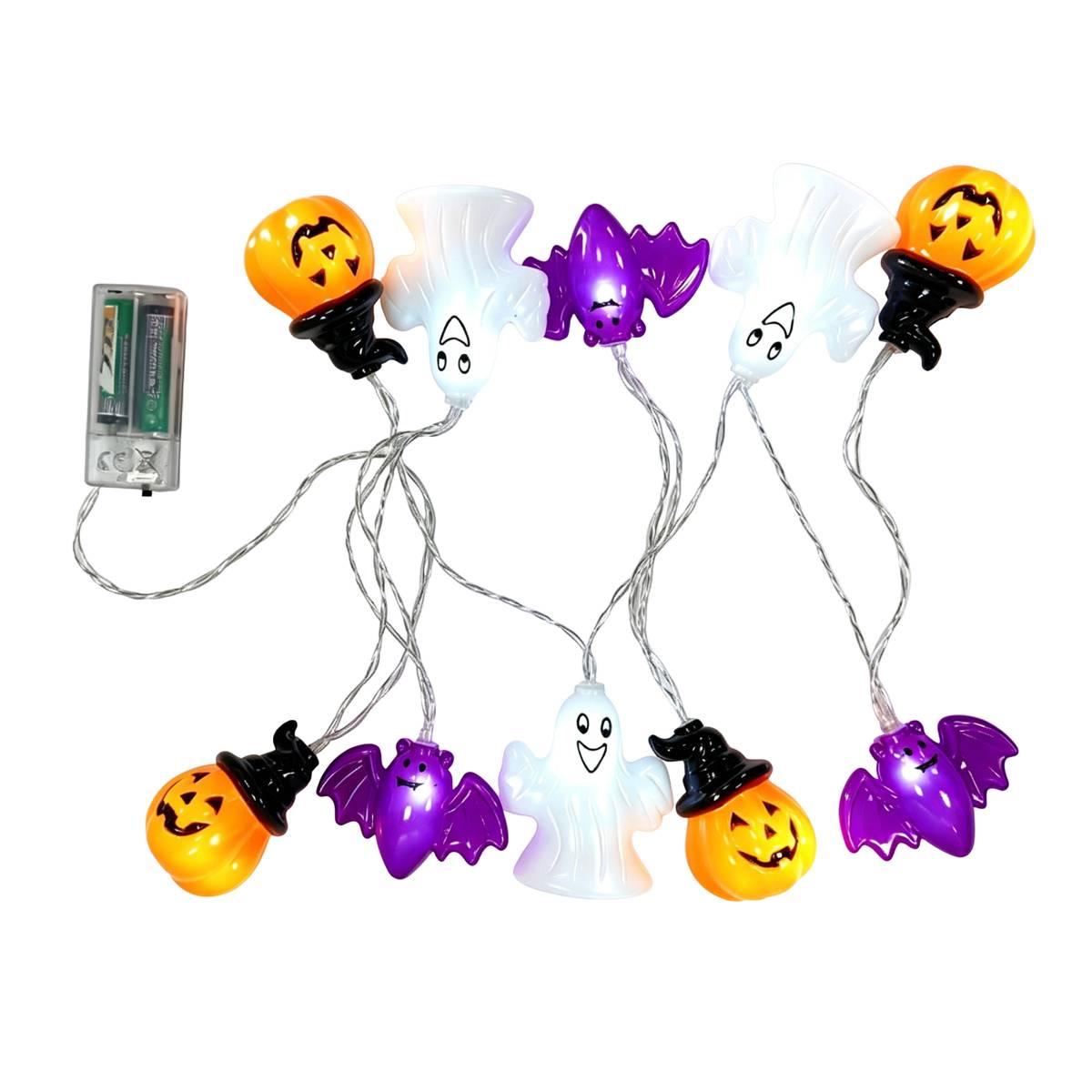 Click here for Halloween LED Ghosts/Pumpkins/Bats String Lights prices