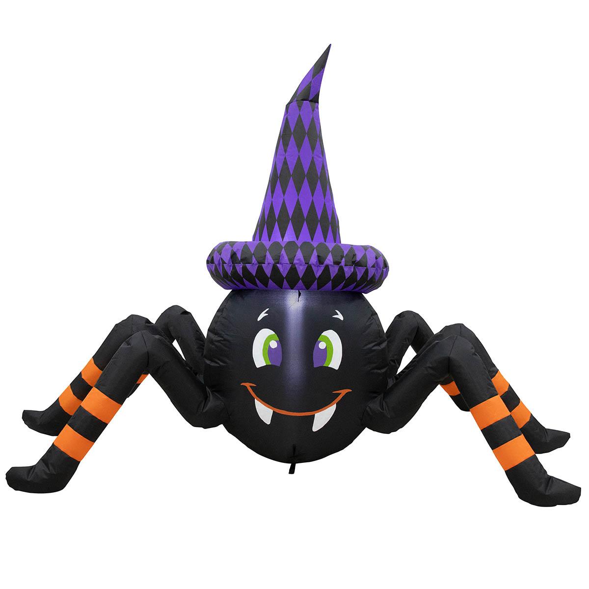 Click here for Inflatable 4ft. Spider with Witch Hat prices