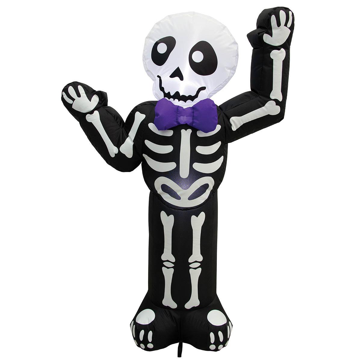 Click here for Inflatable 4ft. Inflatable Skeleton Man with Orang... prices