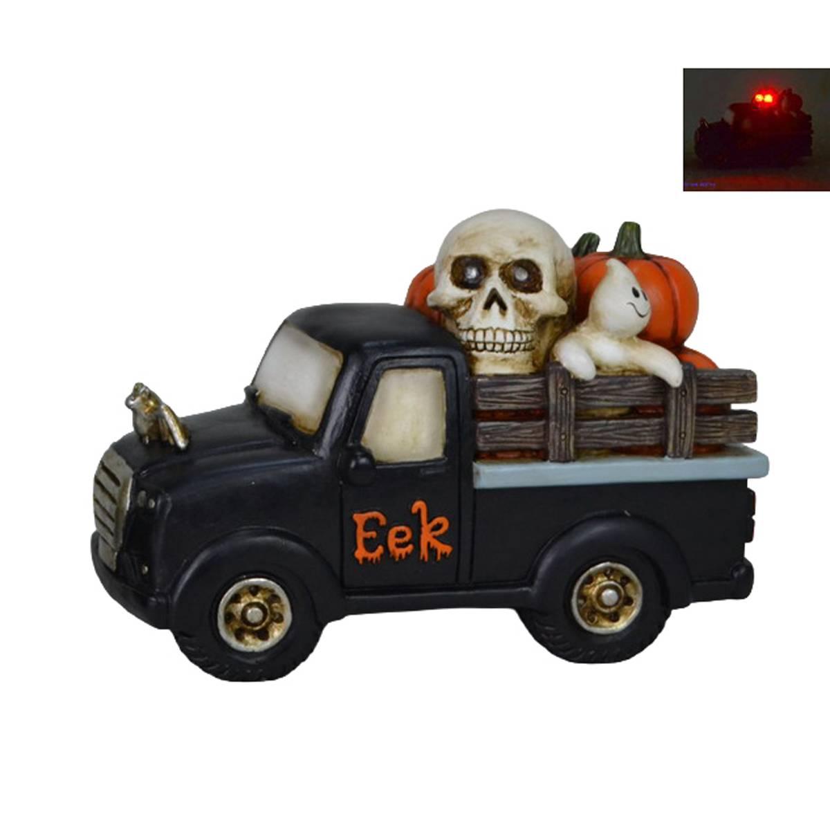 Click here for Pre-Lit Truck with Ghosts/Pumpkins/Skull with Ligh... prices
