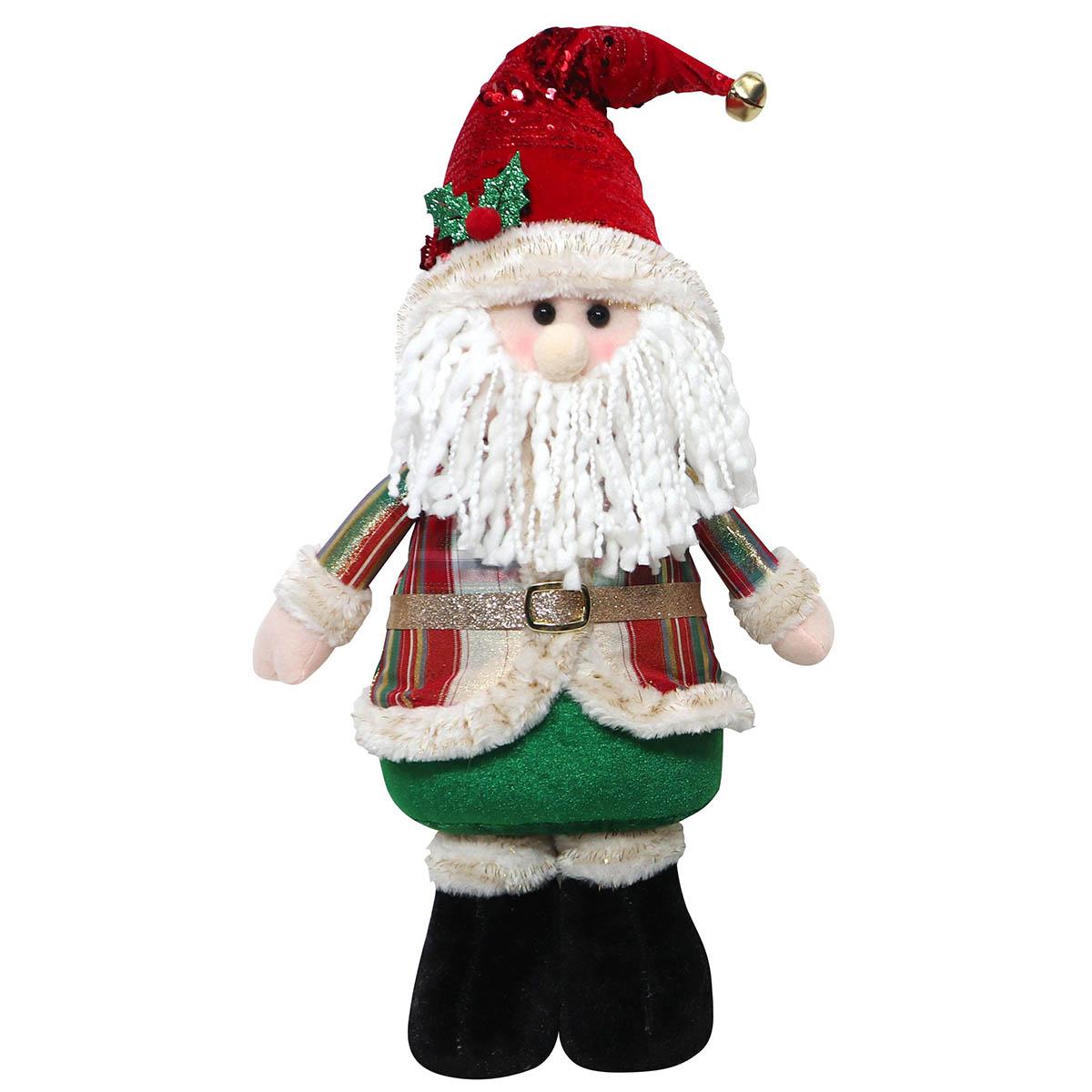 Click here for Standing Santa with Plaid Jacket & Stocking Hat prices
