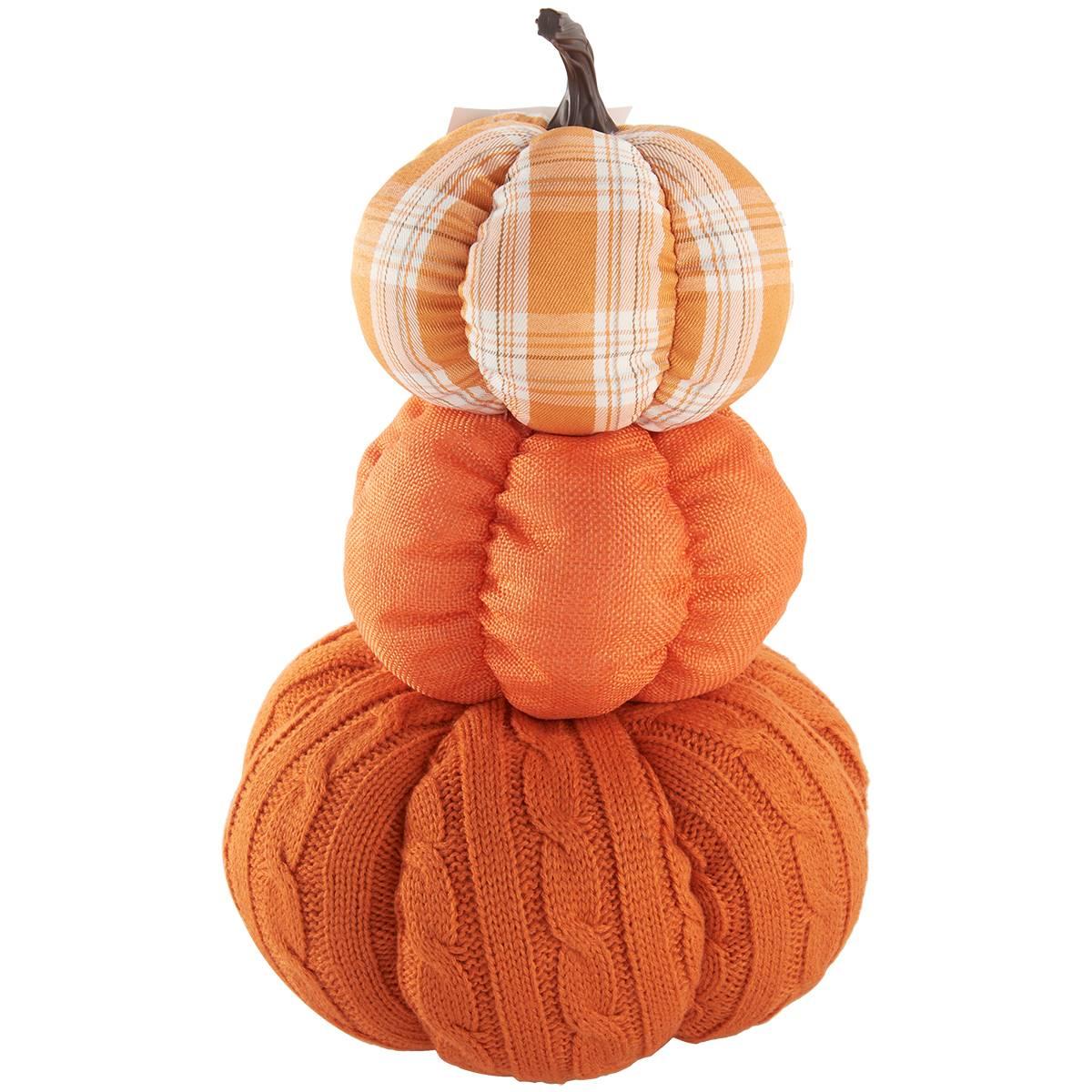 Click here for Plush Harvest Stack of 3 Pumpkins prices