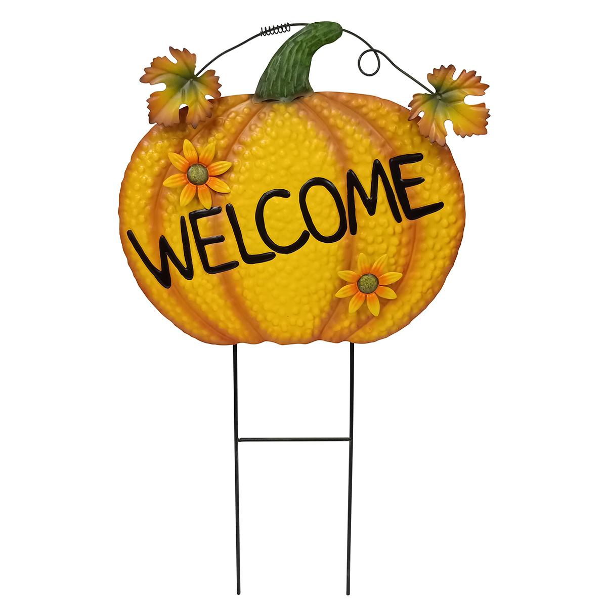 Click here for Iron Harvest Pumpkin Yard Stake prices