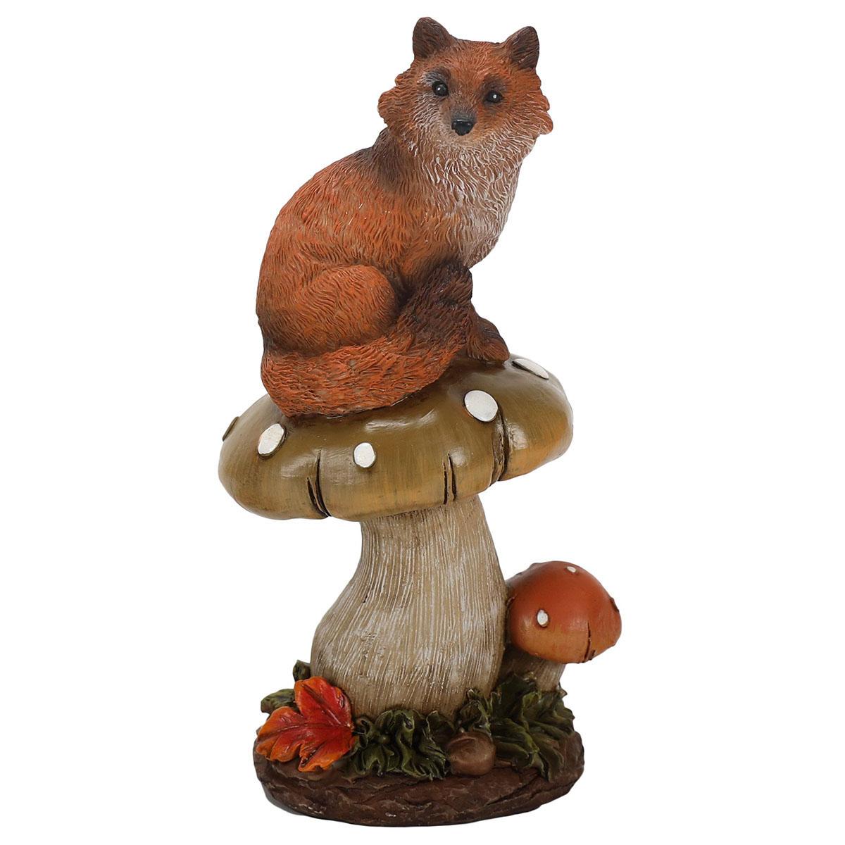 Click here for Fox Sitting On A Mushroom Figurine prices