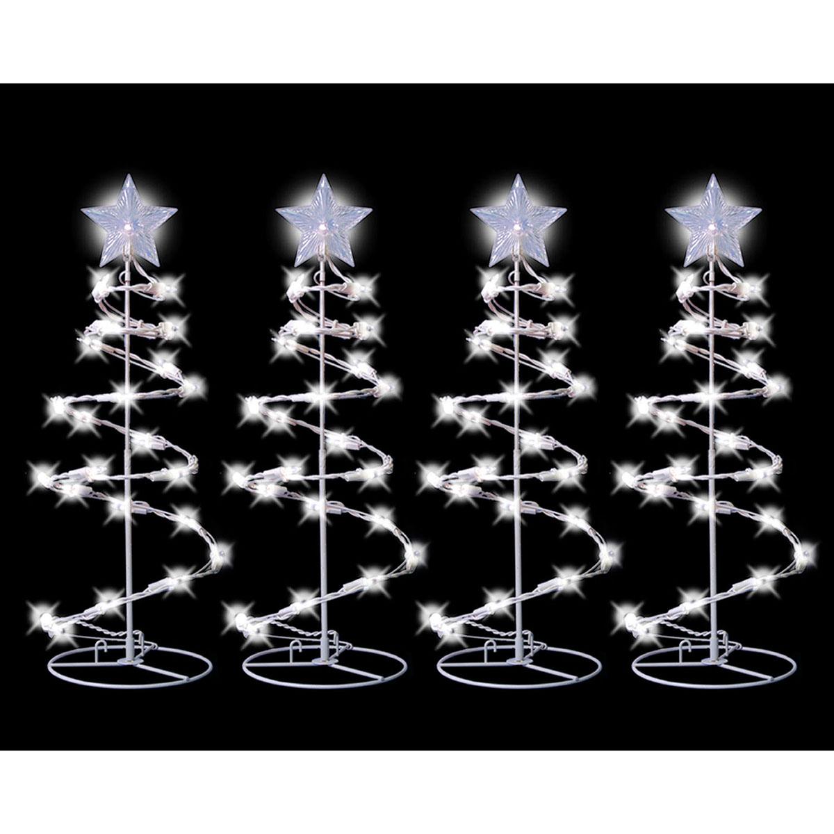 Click here for 18in. Spiral Christmas Trees - Set of 4 prices