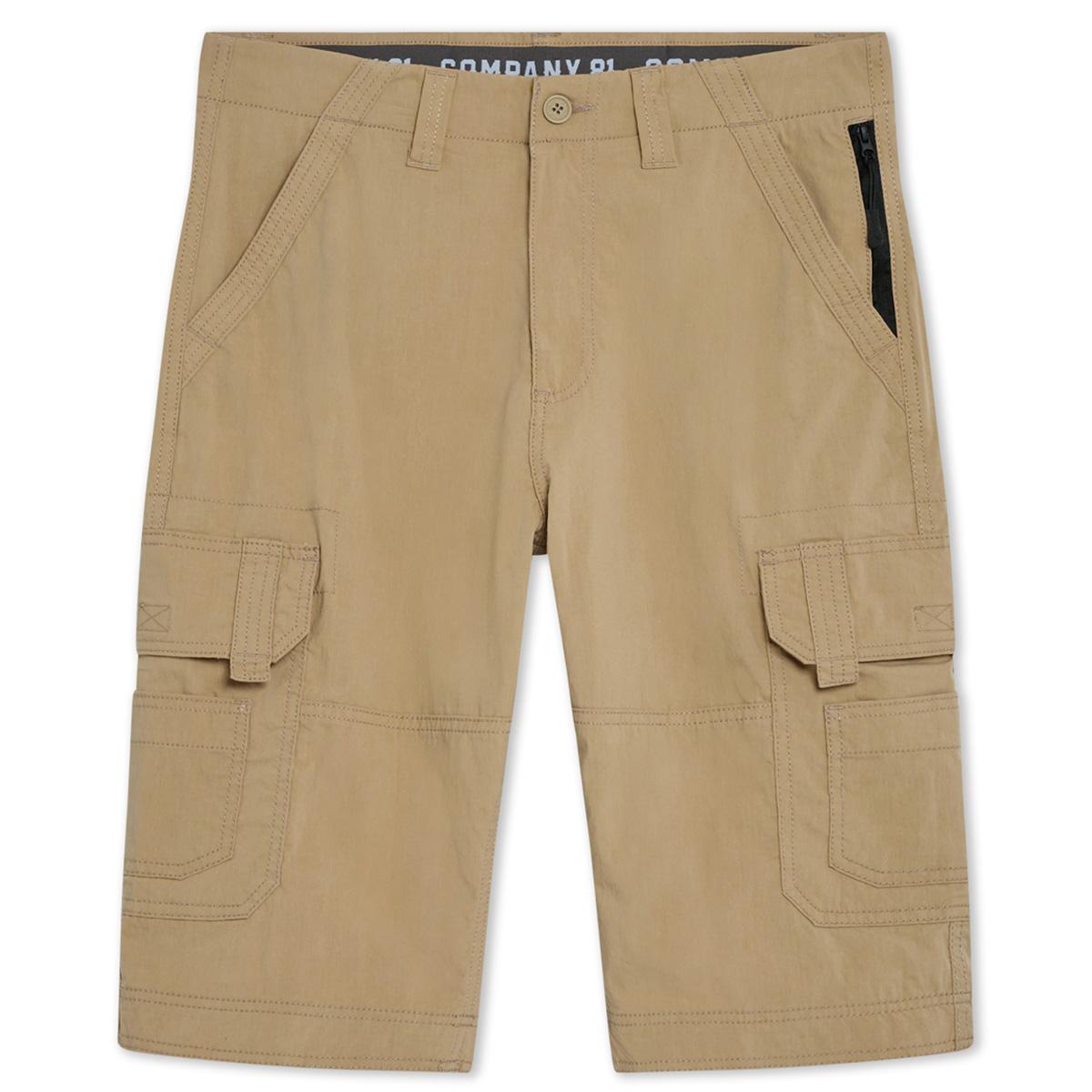Click here for Young Mens Company 81(R) Solid Cargo Shorts prices