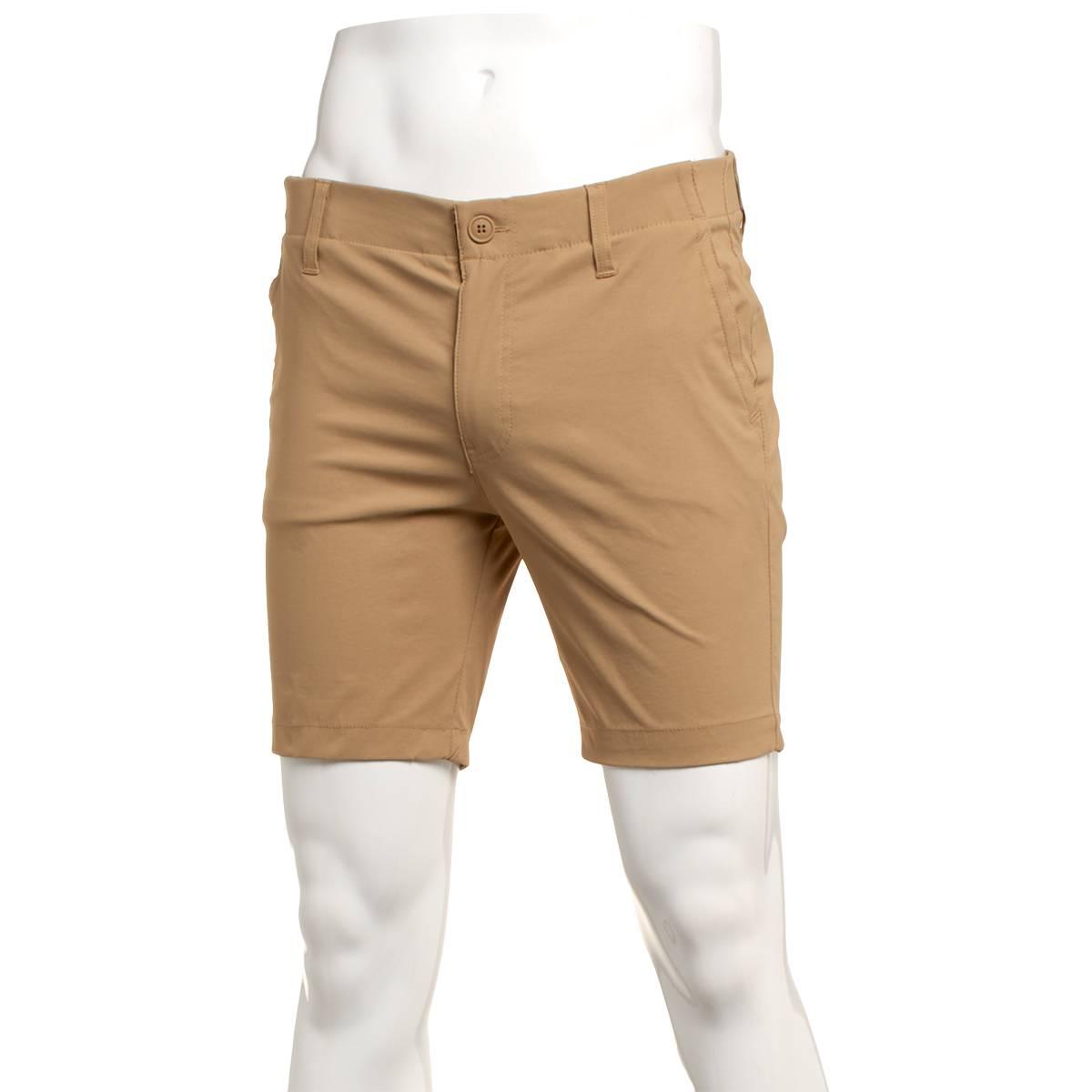 Click here for Young Mens Company 81 Flat Front Solid Shorts prices
