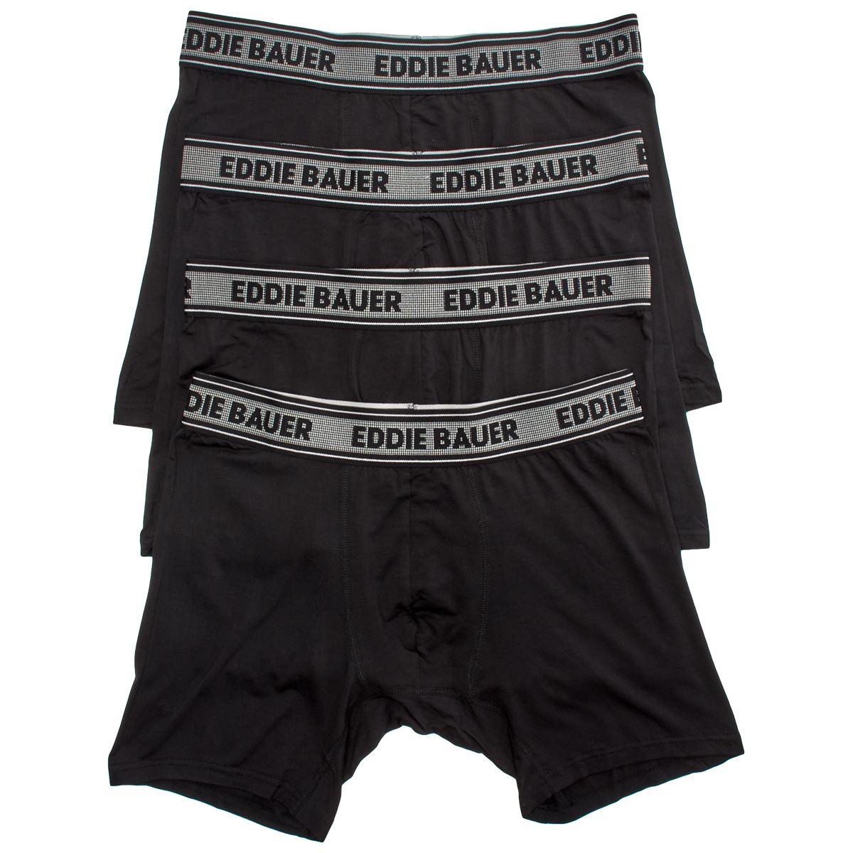 Click here for Mens Eddie Bauer(R) 4pk. Microfiber Boxer Briefs -... prices