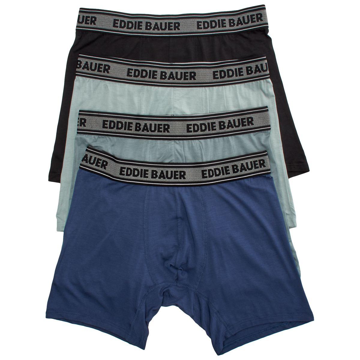 Click here for Mens Eddie Bauer(R) 4pk. Microfiber Boxer Briefs -... prices