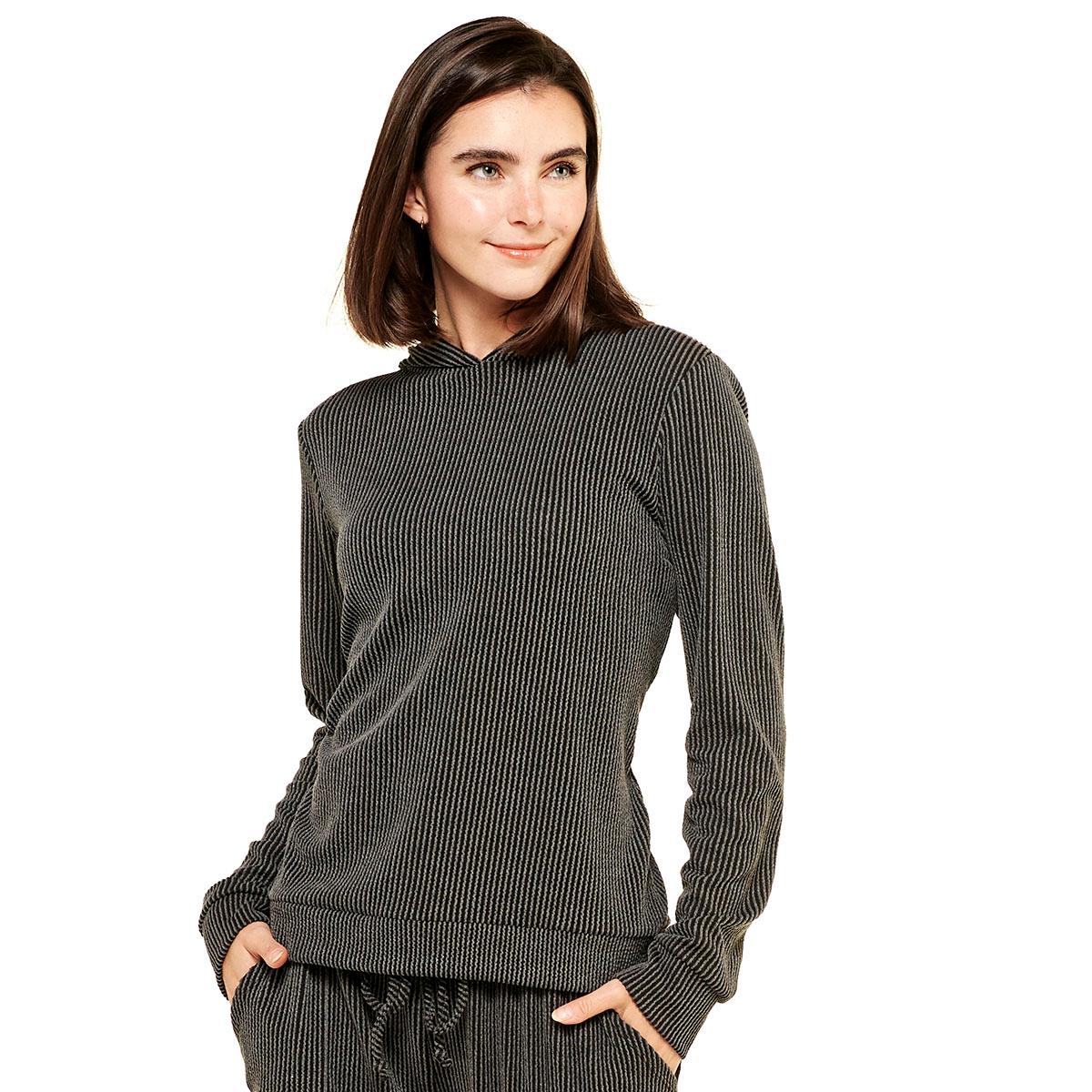 Click here for Womens Lexington Avenue Long Sleeve Cozy Ribbed Ho... prices