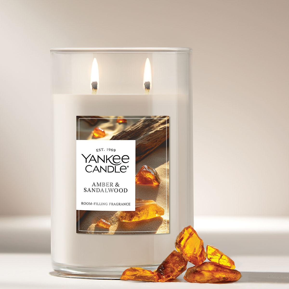 Click here for Yankee Candle(R) 20oz. Amber & Sandalwood Large Tu... prices