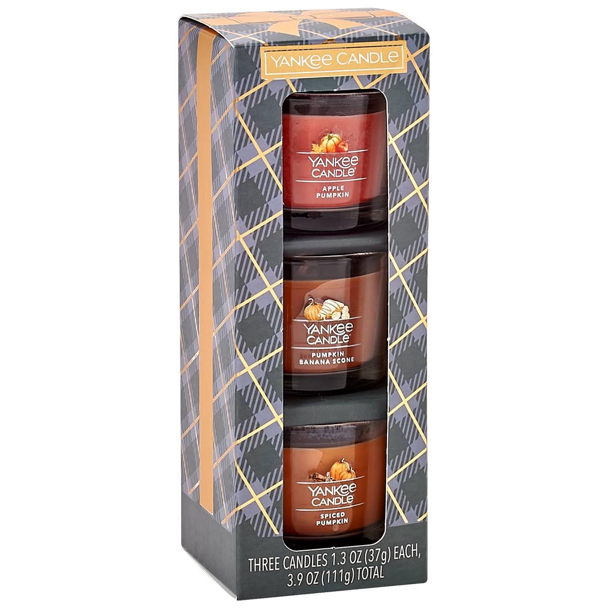 Click here for Yankee Candle(R) 3pk. Pumpkin Season Mini Votives prices