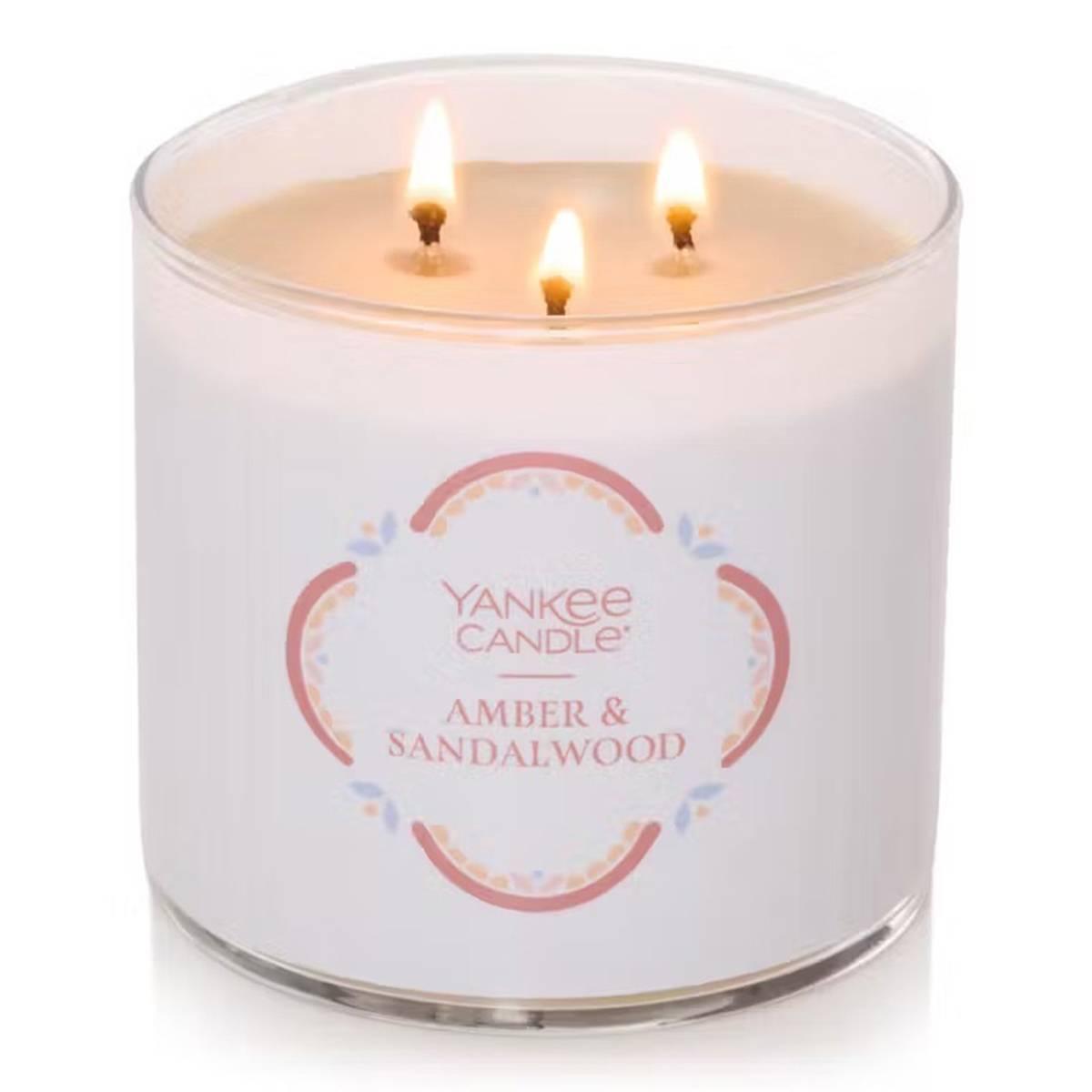 Click here for Yankee Candle(R) 14.5oz. Amber & Sandalwood 3-Wick... prices