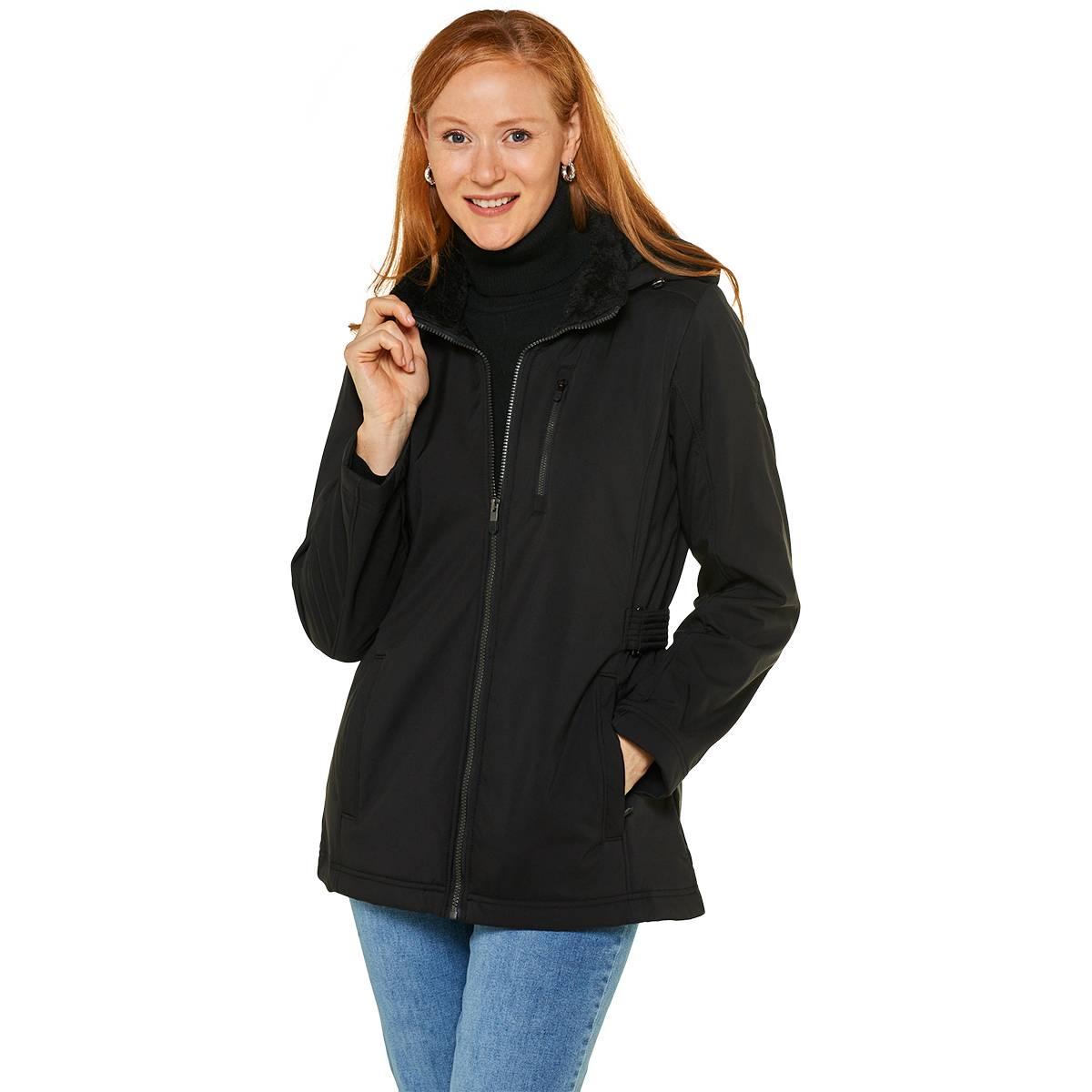 Click here for Womens ZeroXposur Faye Softshell Anorak Jacket wit... prices