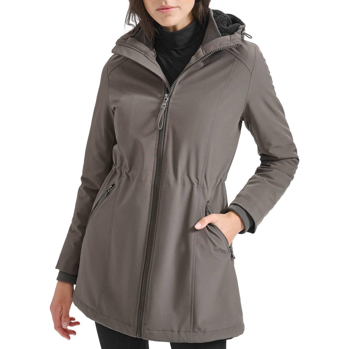 Click here for Womens Calvin Klein Softshell Anorak Jacket with S... prices