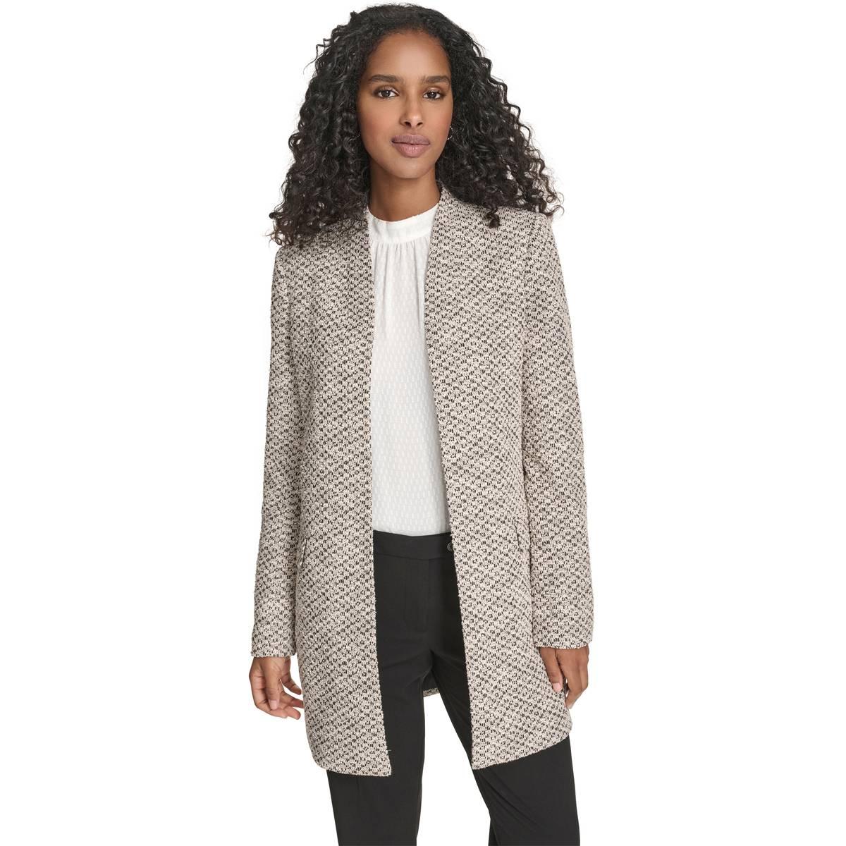 Click here for Womens Calvin Klein Open Front Blazer with Pockets prices