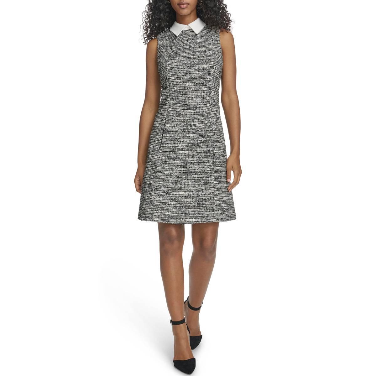 Click here for Womens Calvin Klein Sleeveless Marled A-Line Sprea... prices