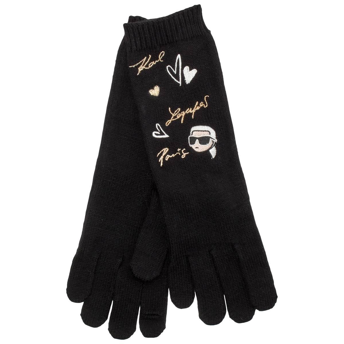 Click here for Womens Karl Lagerfeld Icons Touch Screen Gloves prices