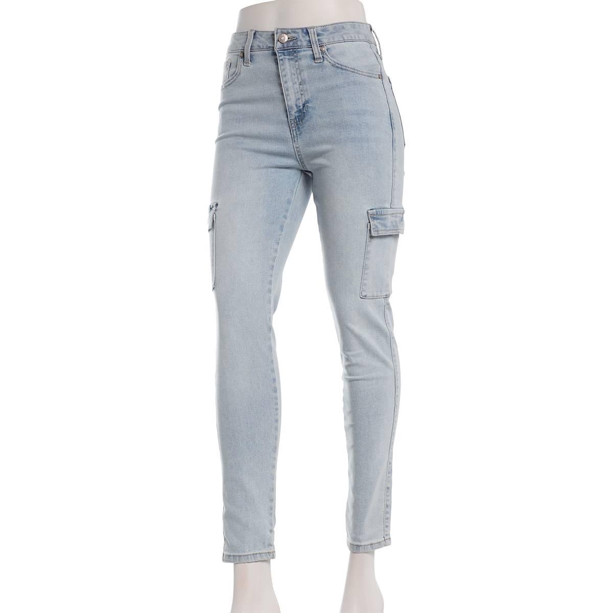 Click here for Juniors Celebrity Pink Ankle Skinny High Rise Carg... prices