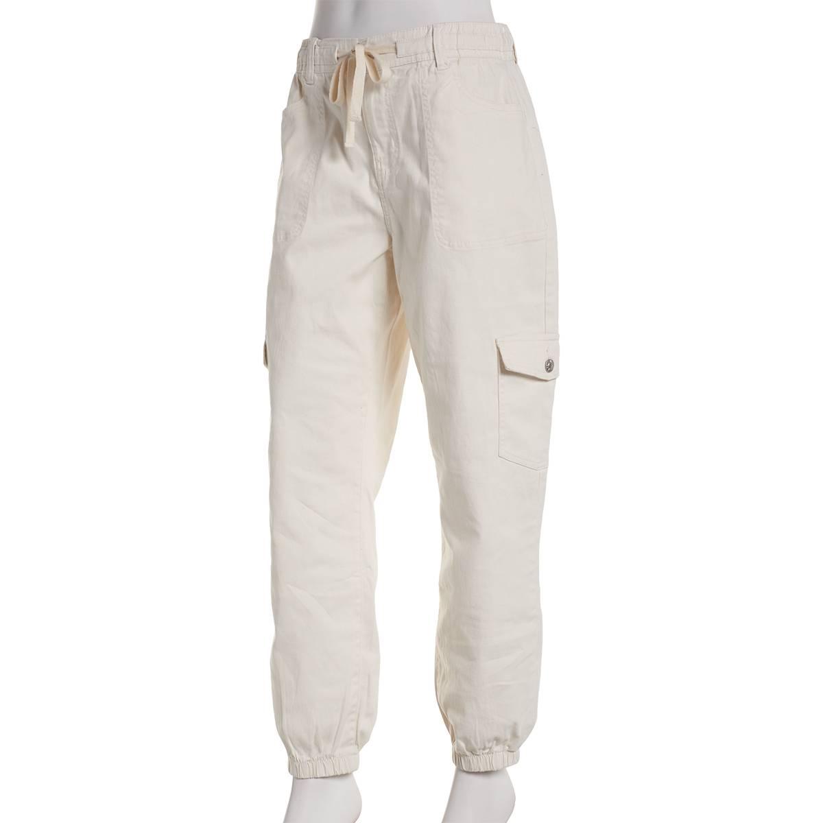 Click here for Juniors Celebrity Pink Mid Rise Twill Cargo Jogger... prices