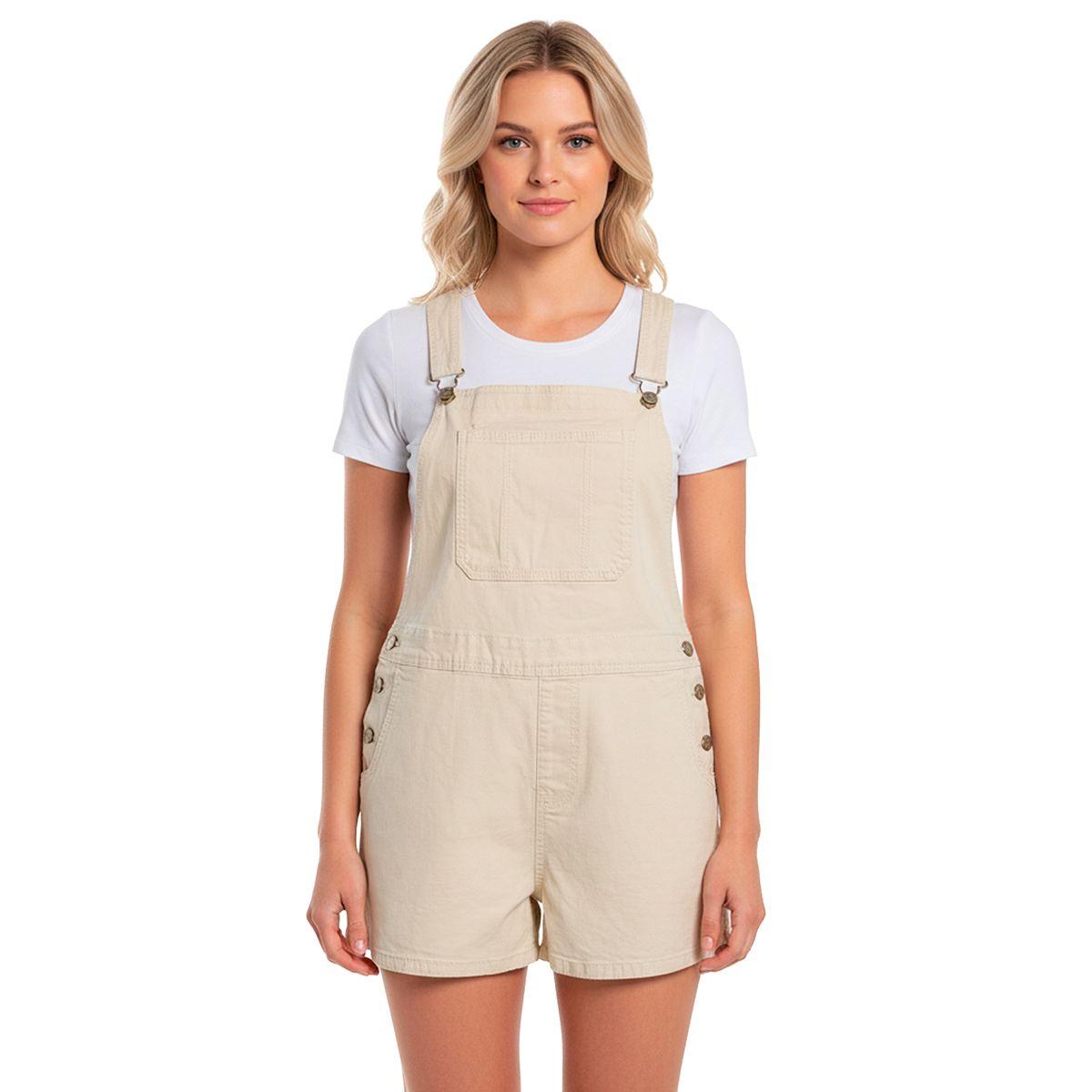 Click here for Juniors Celebrity Pink 3in. Denim Shortall Overall... prices