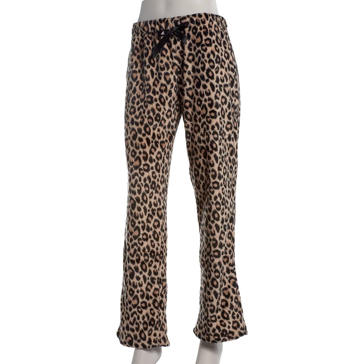 Click here for Womens VIP Leopard Plush Pajama Pants prices